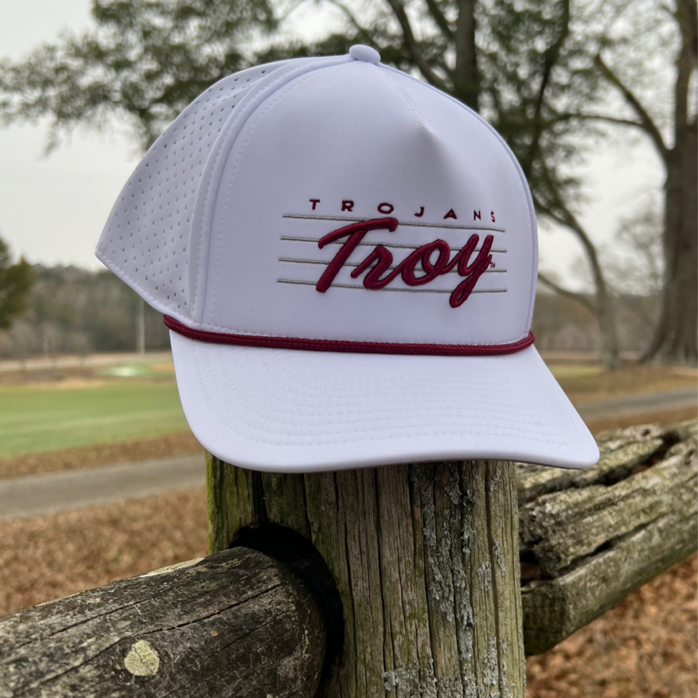 Retro White | Trojan Threads