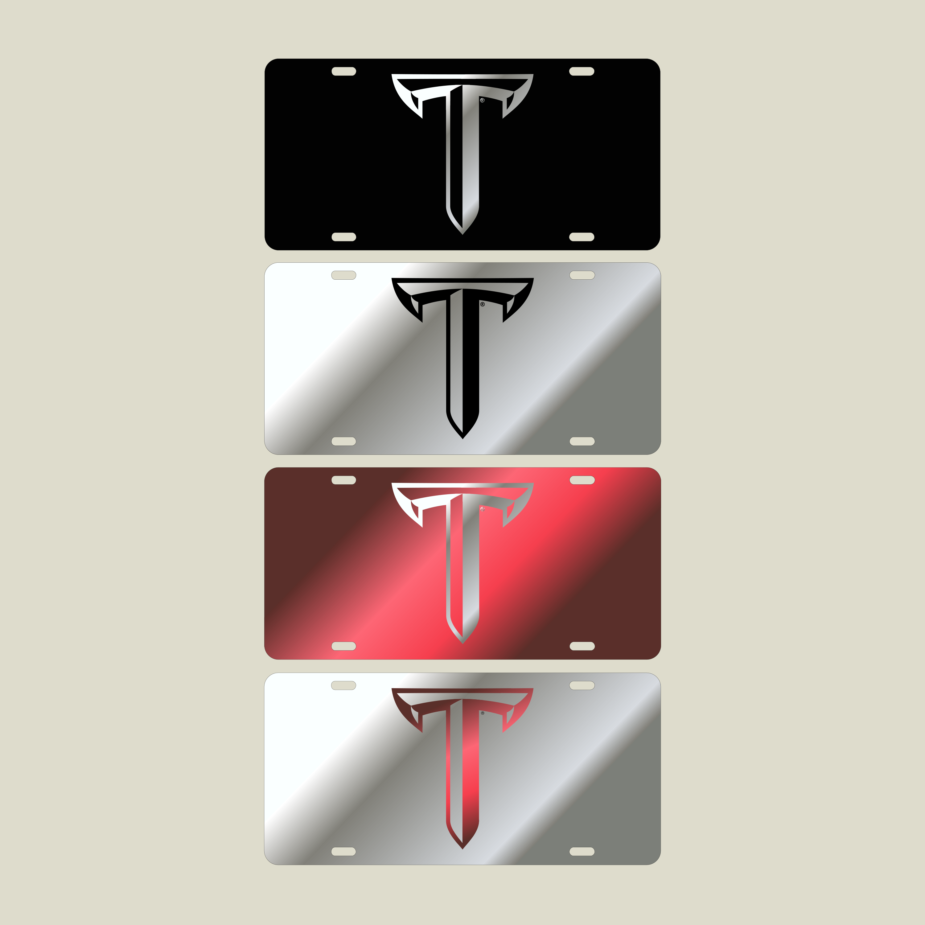 T License Plates | Trojan Threads