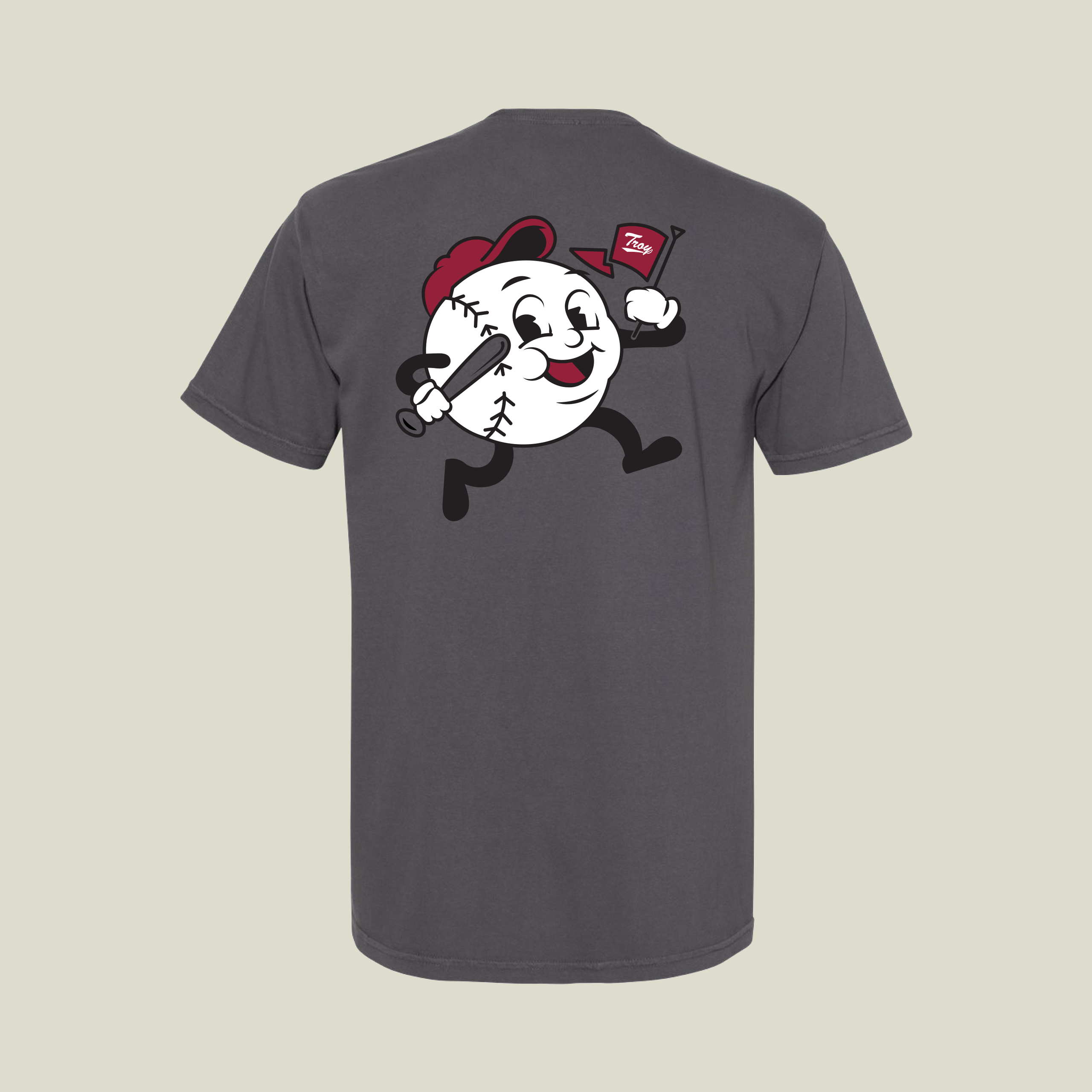 Baseball Cartoon | Trojan Threads