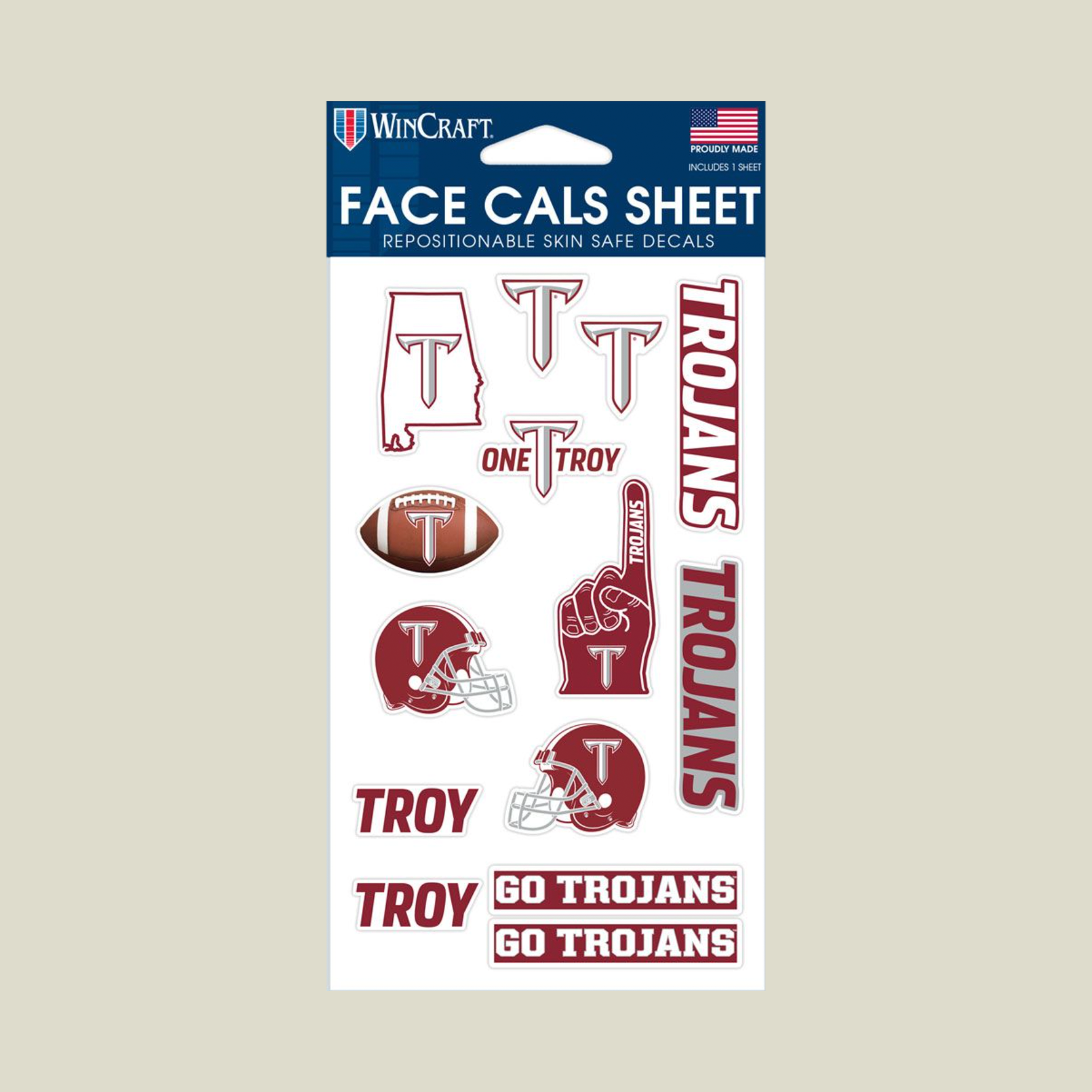 Face Decals | Trojan Threads
