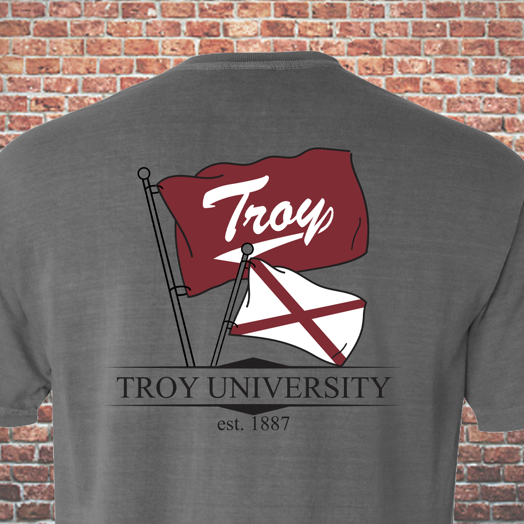 Troy & State of Alabama Flag | Trojan Threads